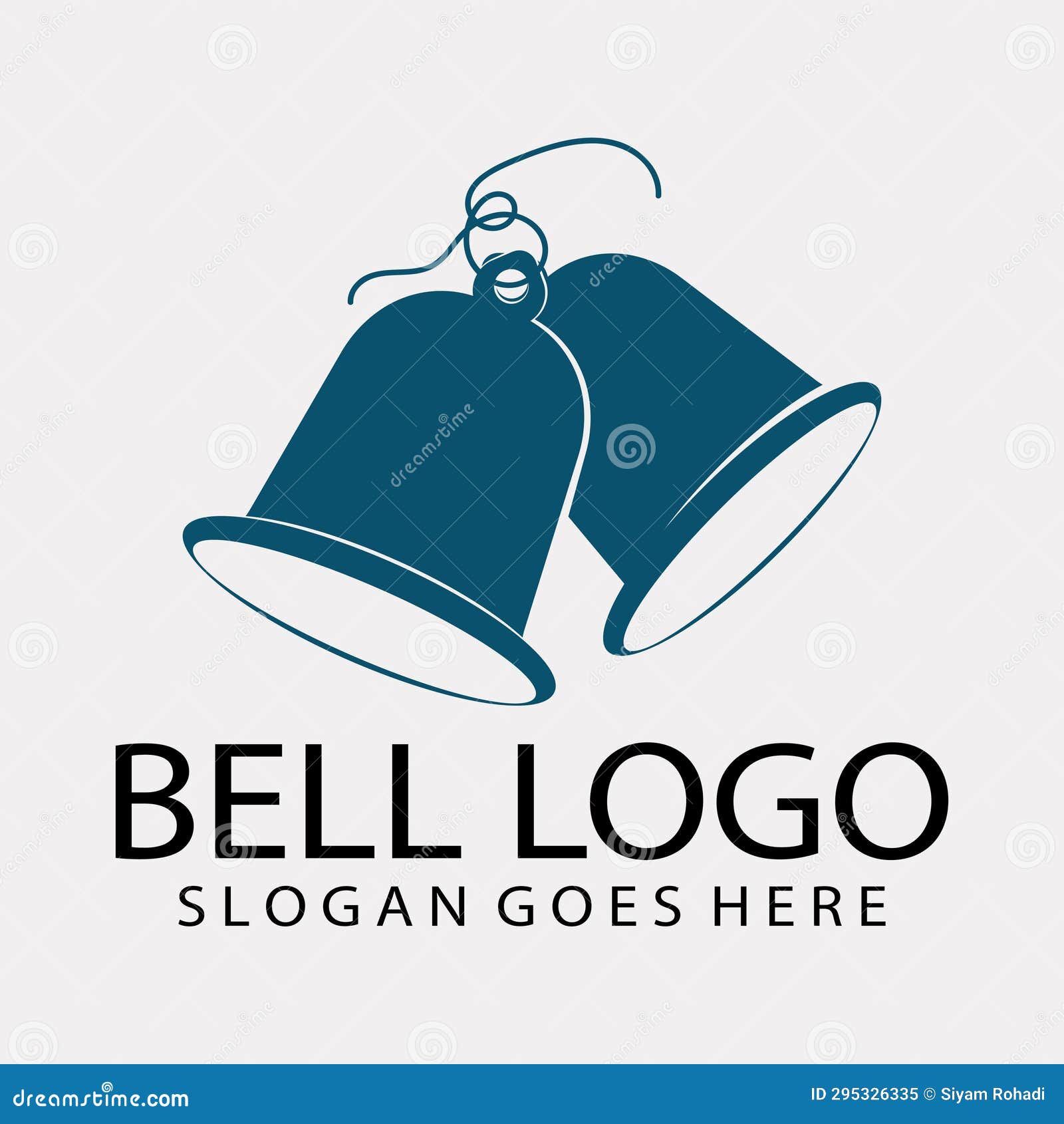Vector logo design bell stock vector. Illustration of bell - 295326335