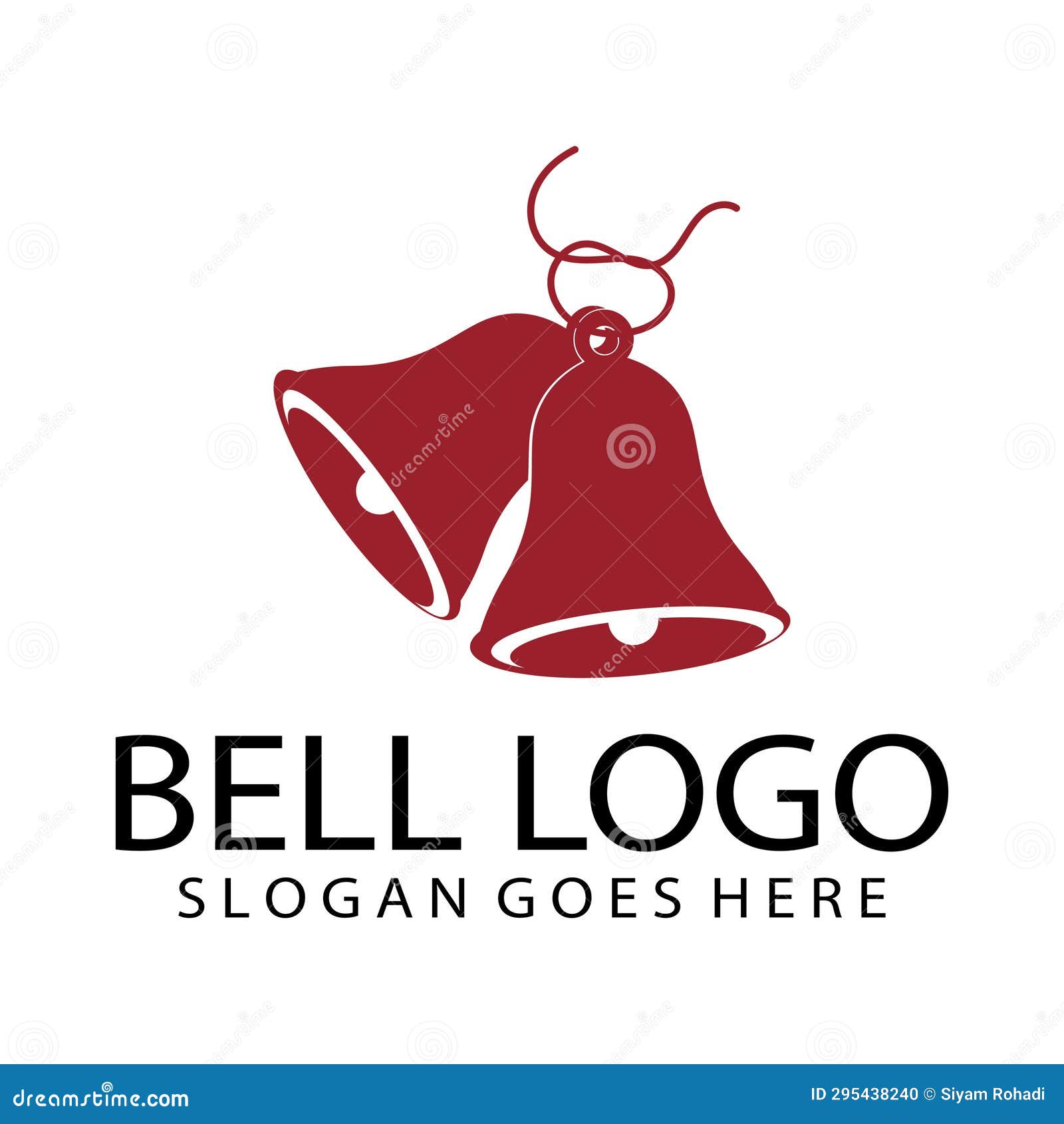 Vector logo design bell stock vector. Illustration of isolated - 295438240