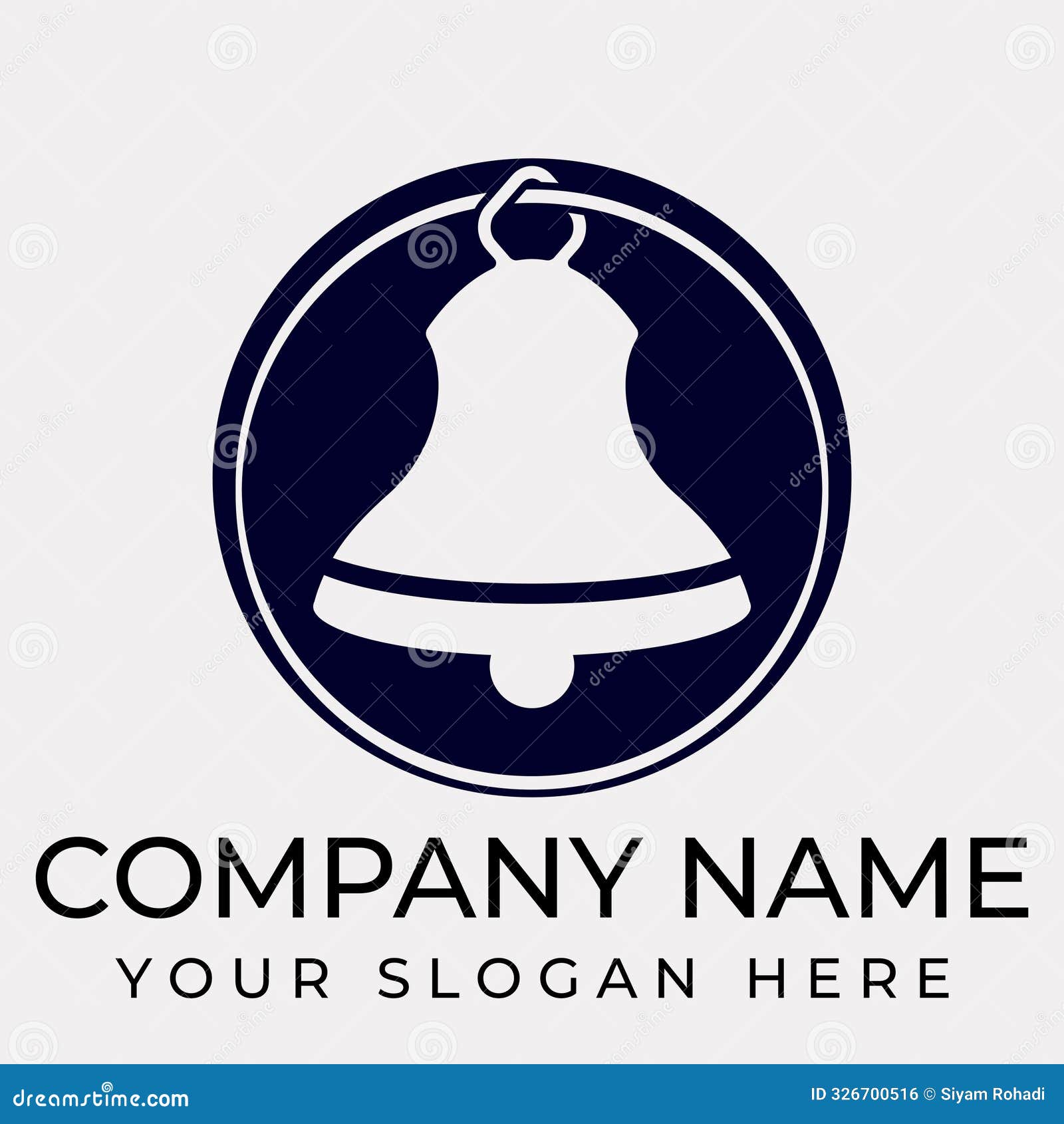 Vector logo design bell stock illustration. Illustration of season ...