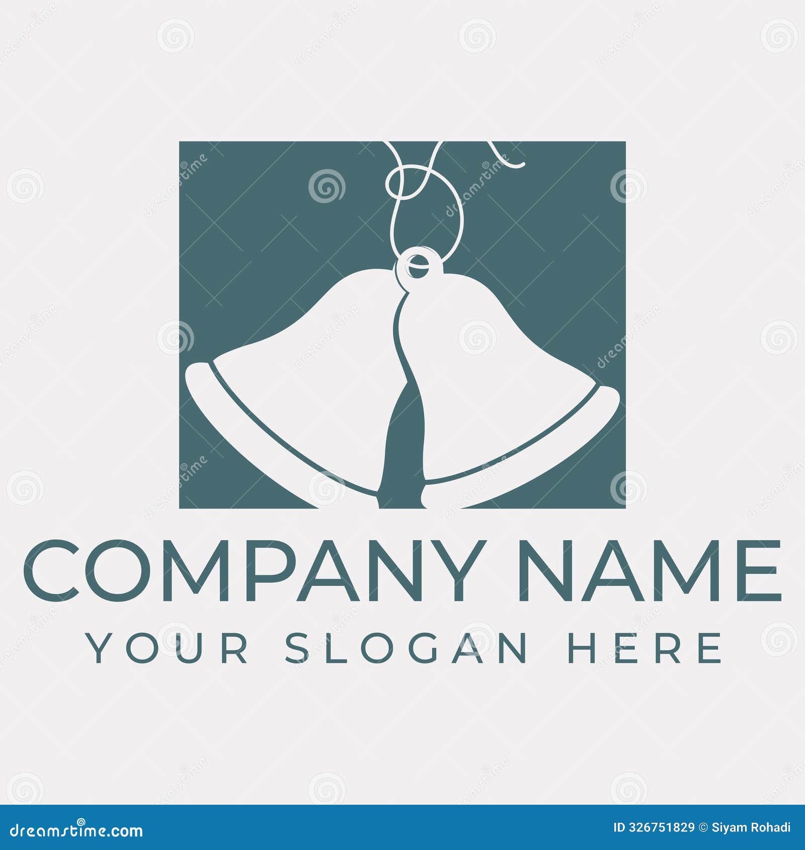Vector logo design bell stock illustration. Illustration of traditional ...