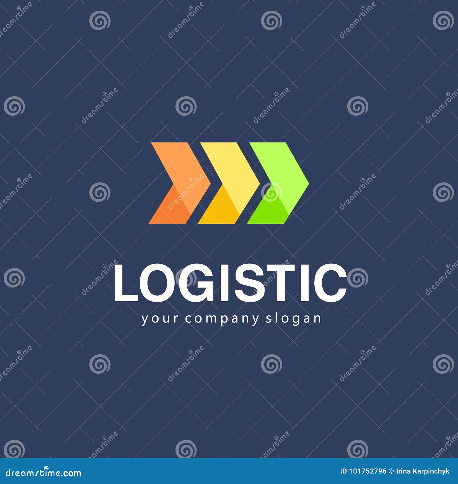 Vector Logo Design for Business, Logistics Company Stock Vector ...