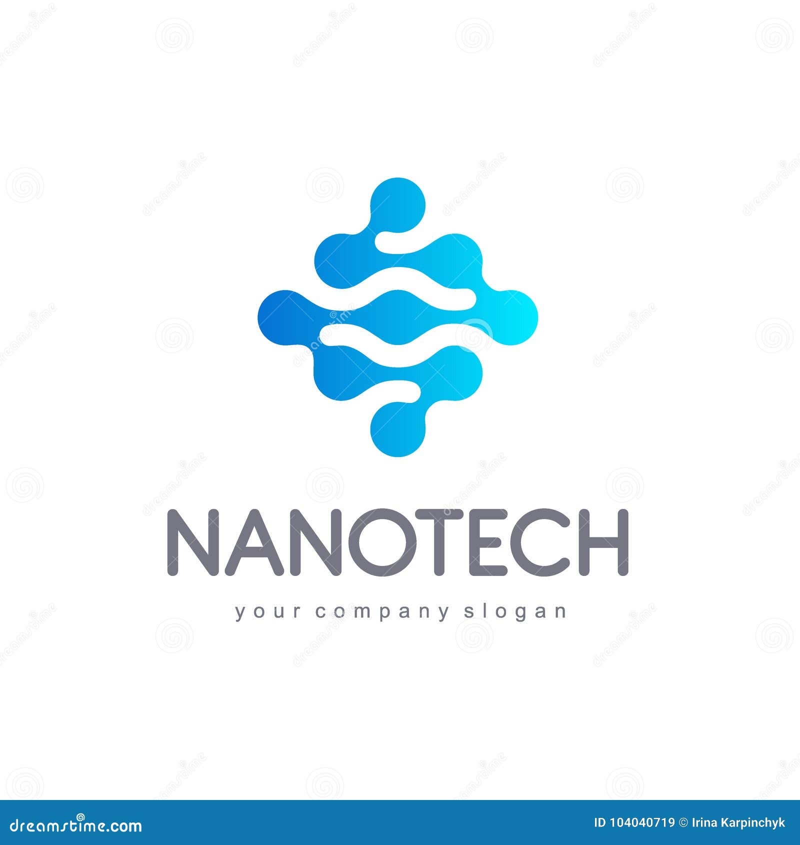 Vector Logo Design for Business. Nanotech, Innovation, Technology ...