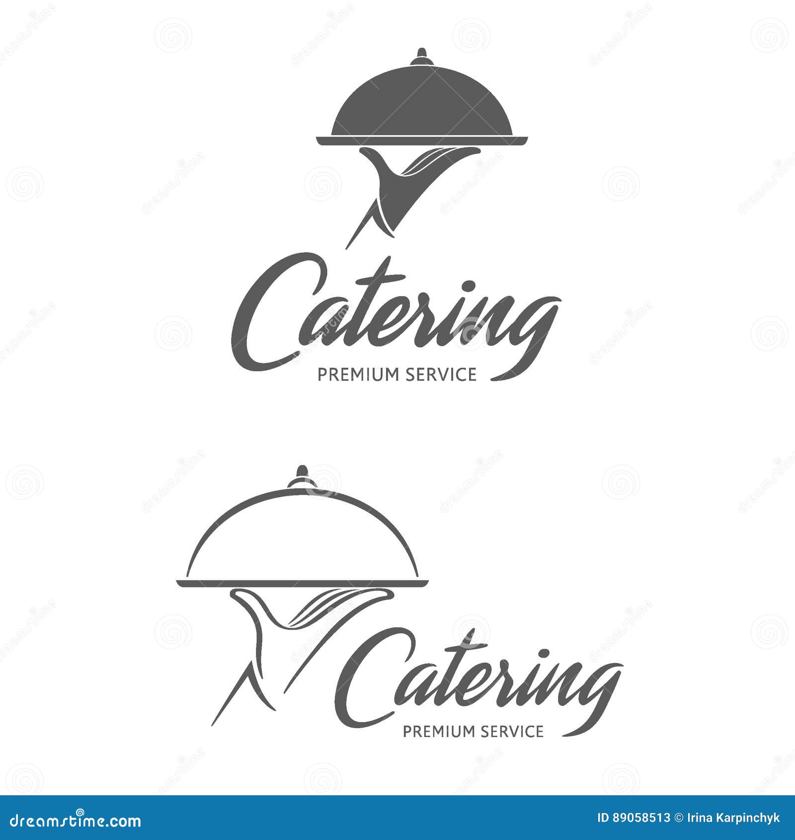 Vector Logo Design. Catering Service Stock Vector - Illustration of ...