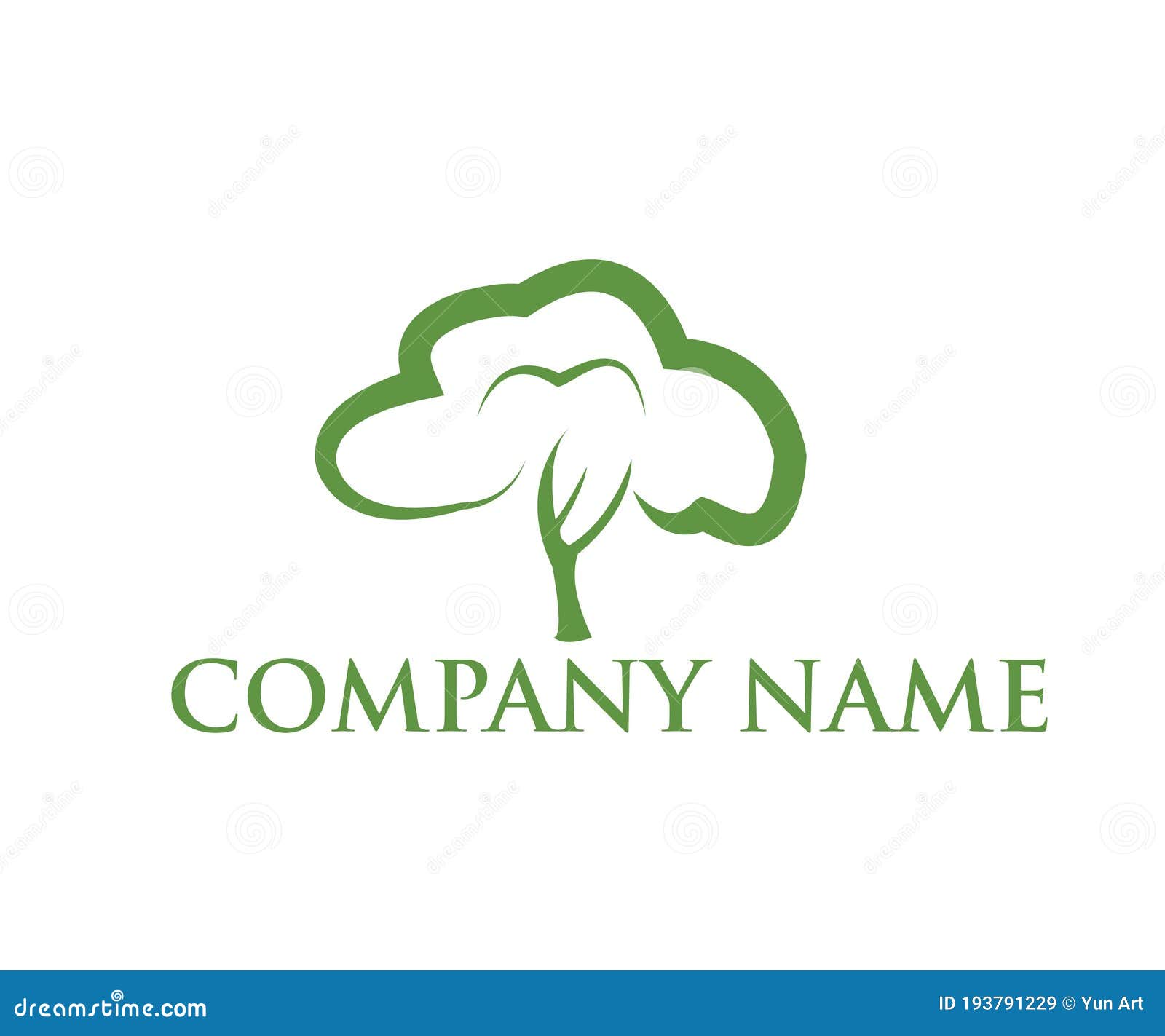 Vector Logo Design Company in the Field of Ecosystem Stock Vector ...