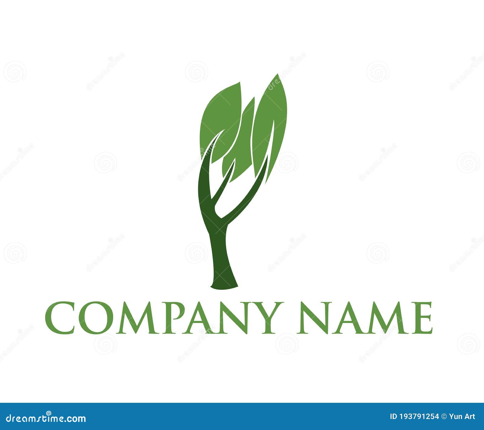 Vector Logo Design Company in the Field of Ecosystem Stock Vector ...