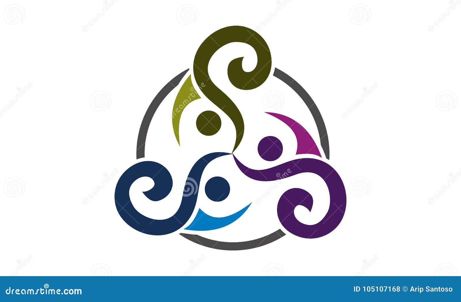 Vector Logo Design De La Sinergia Ilustración del Vector - Ilustración de sociedad, mano: 105107168