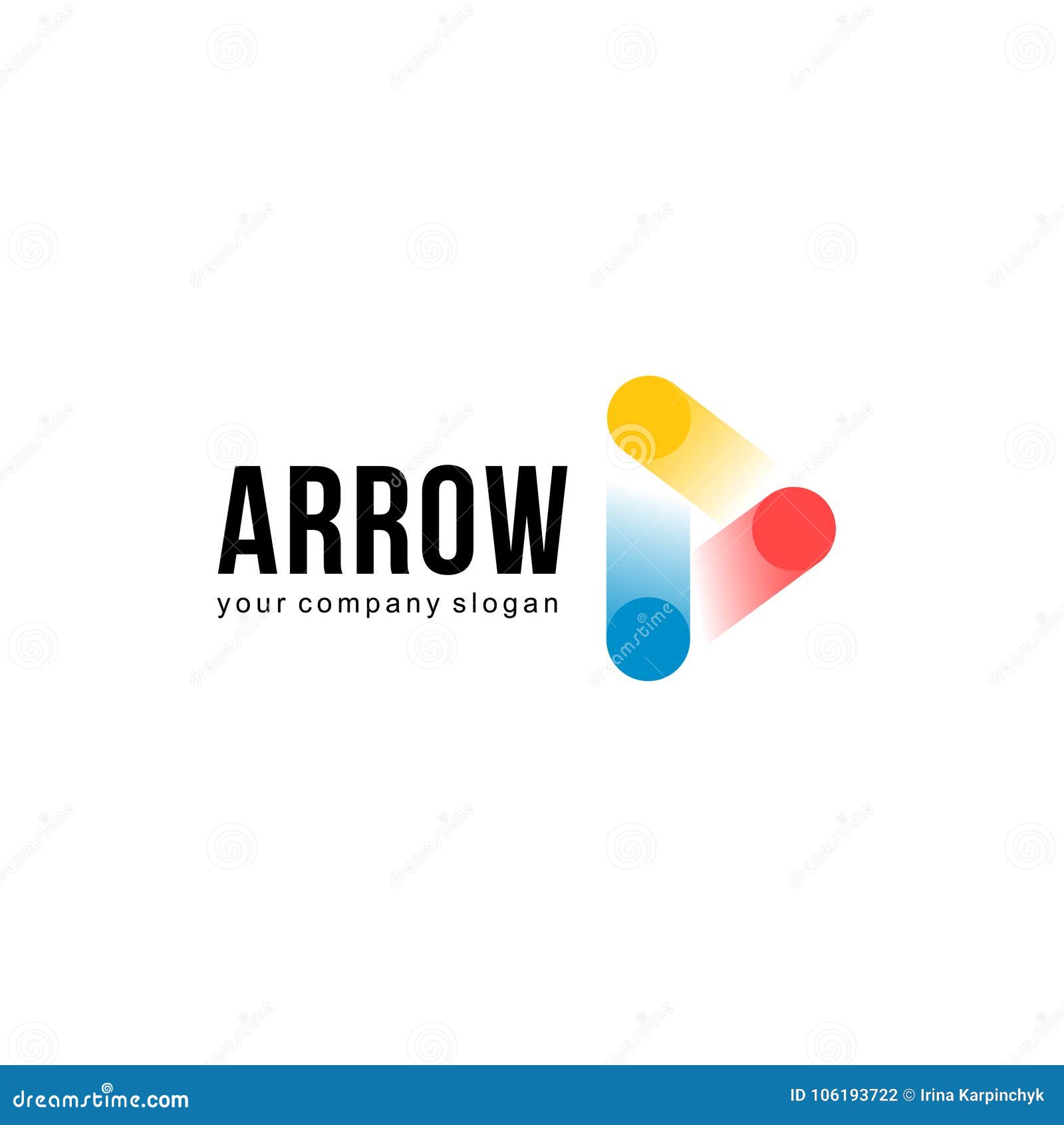 Vector Logo Design Element. Arrow Sign Stock Vector - Illustration of ...