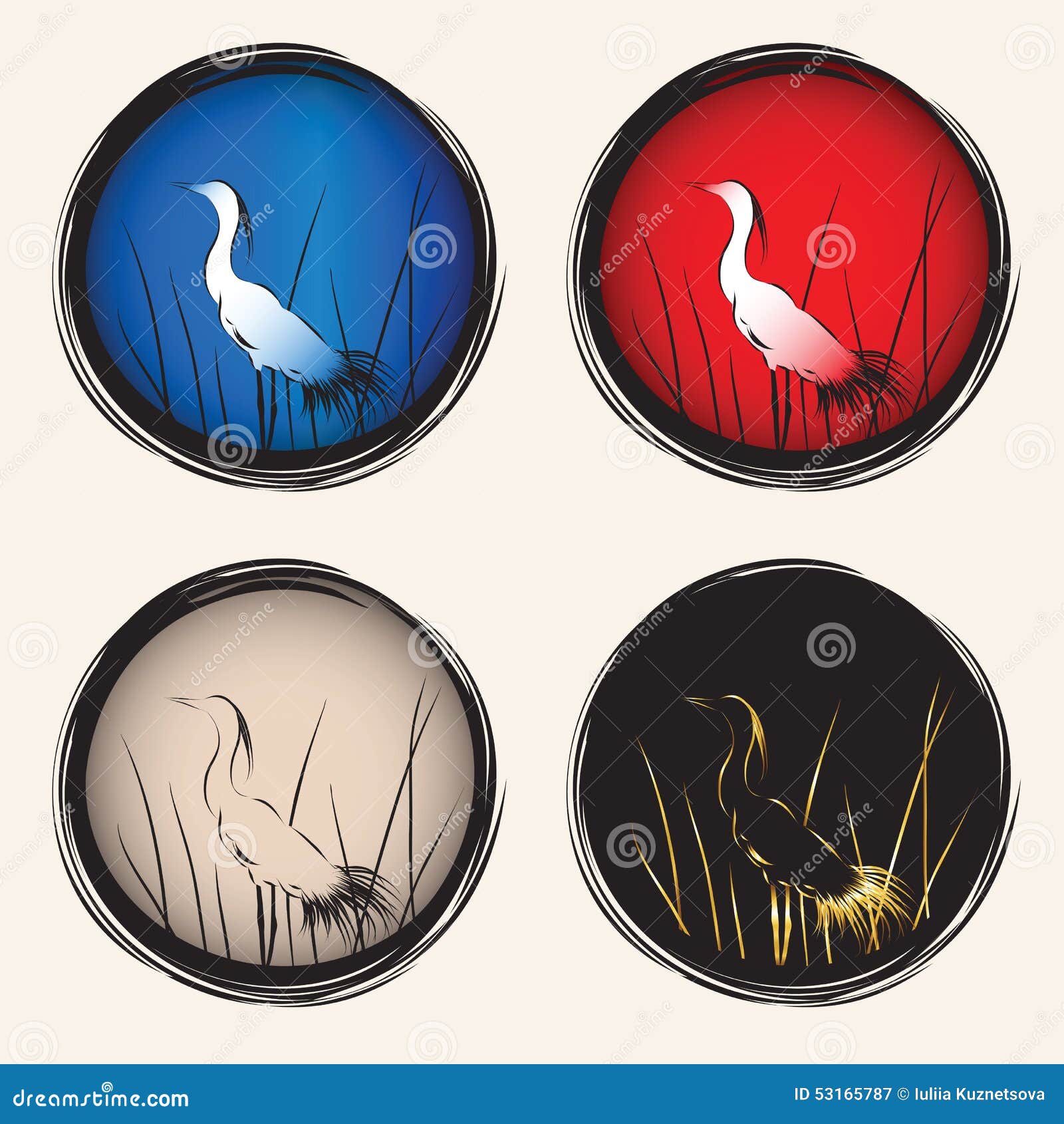 Vector Logo Design Element in Japan Style Stock Vector - Illustration ...