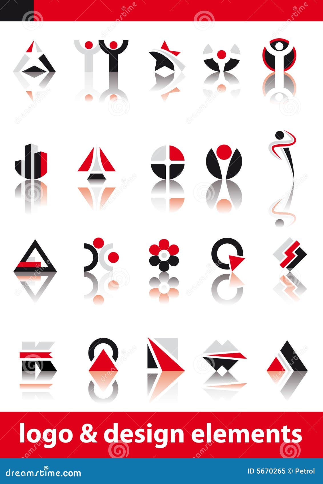 Vector Logo and Design Elements Stock Vector - Illustration of design ...