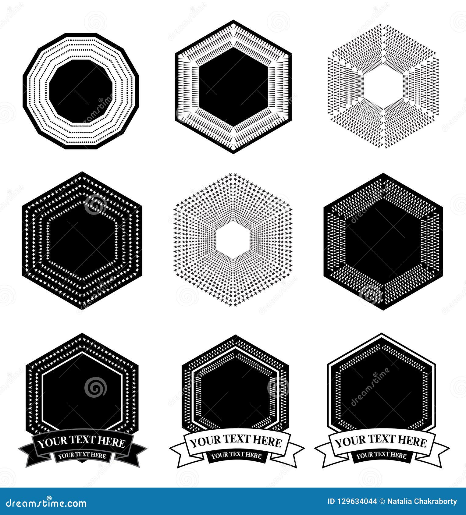 Vector Logo Design Elements Set Stock Vector - Illustration of label, graphic: 129634044