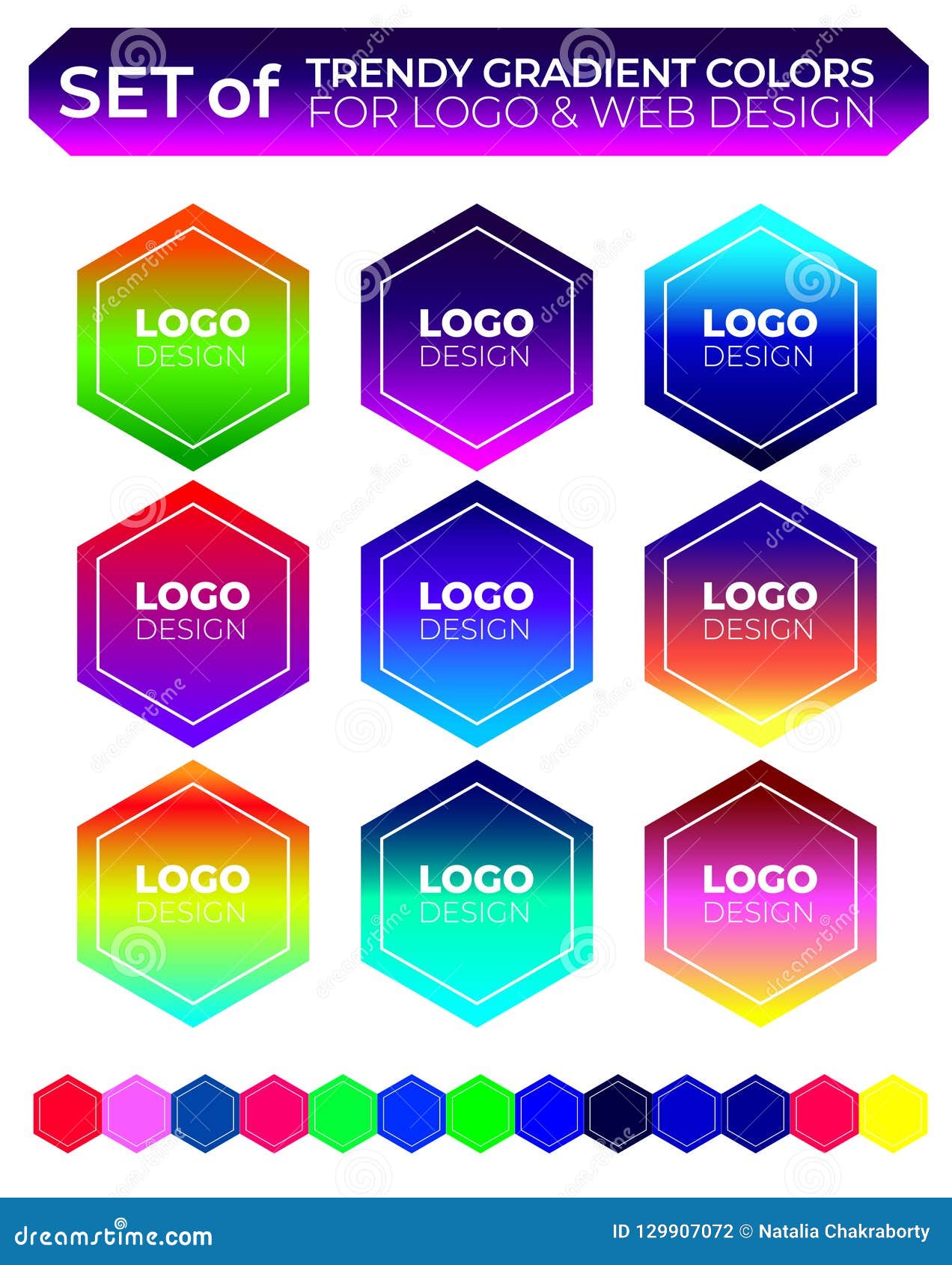 Vector Logo Design Elements Set Stock Vector - Illustration of brand ...