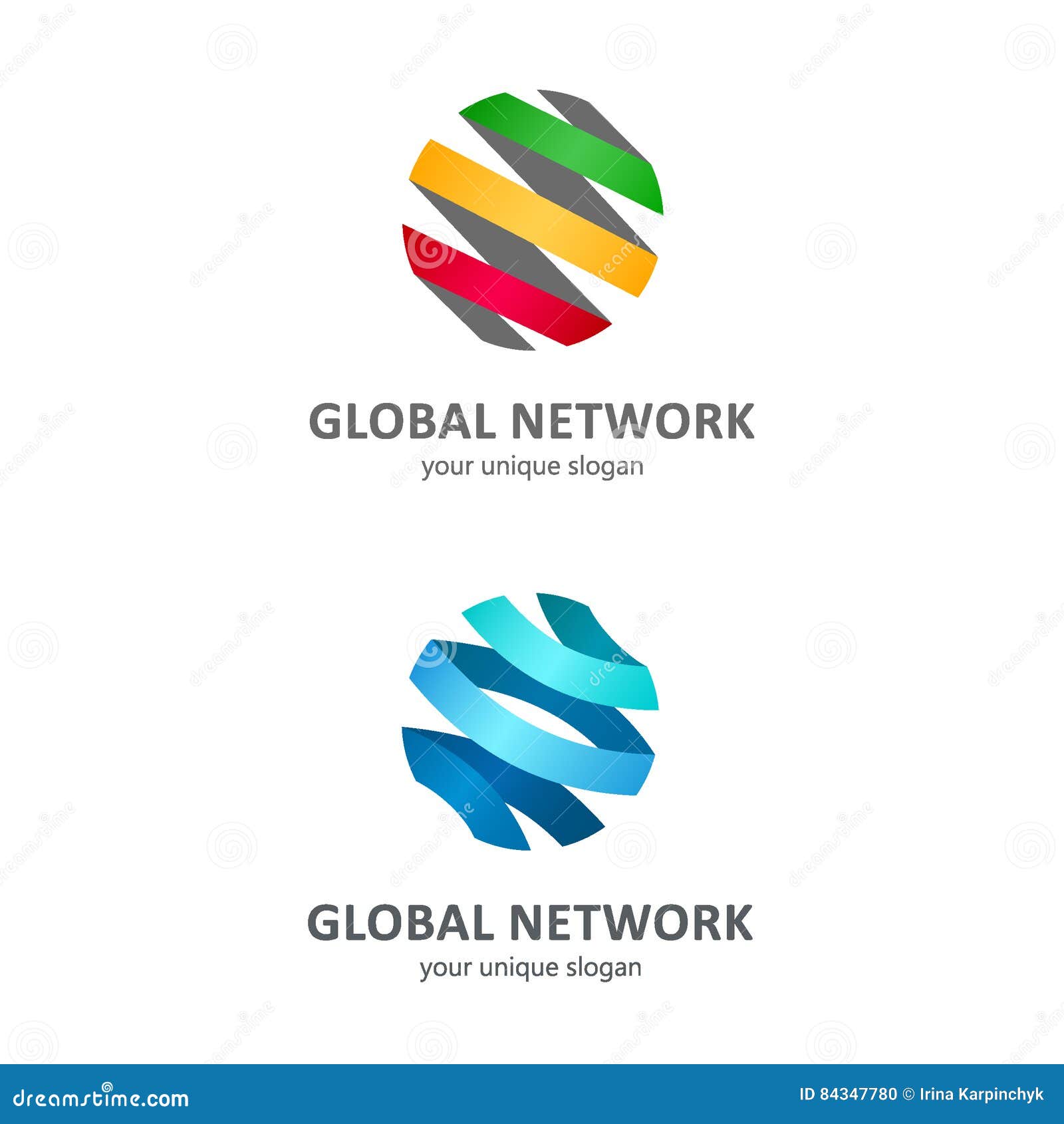 Global Network Logo Design