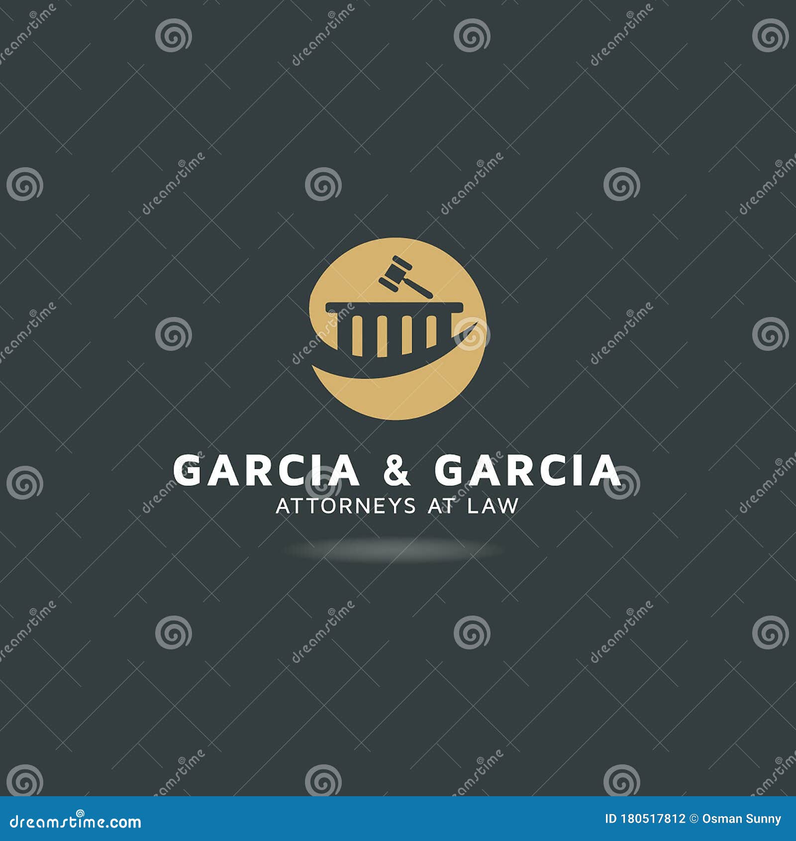 Vector Logo Design for Law Firm Stock Vector - Illustration of ...