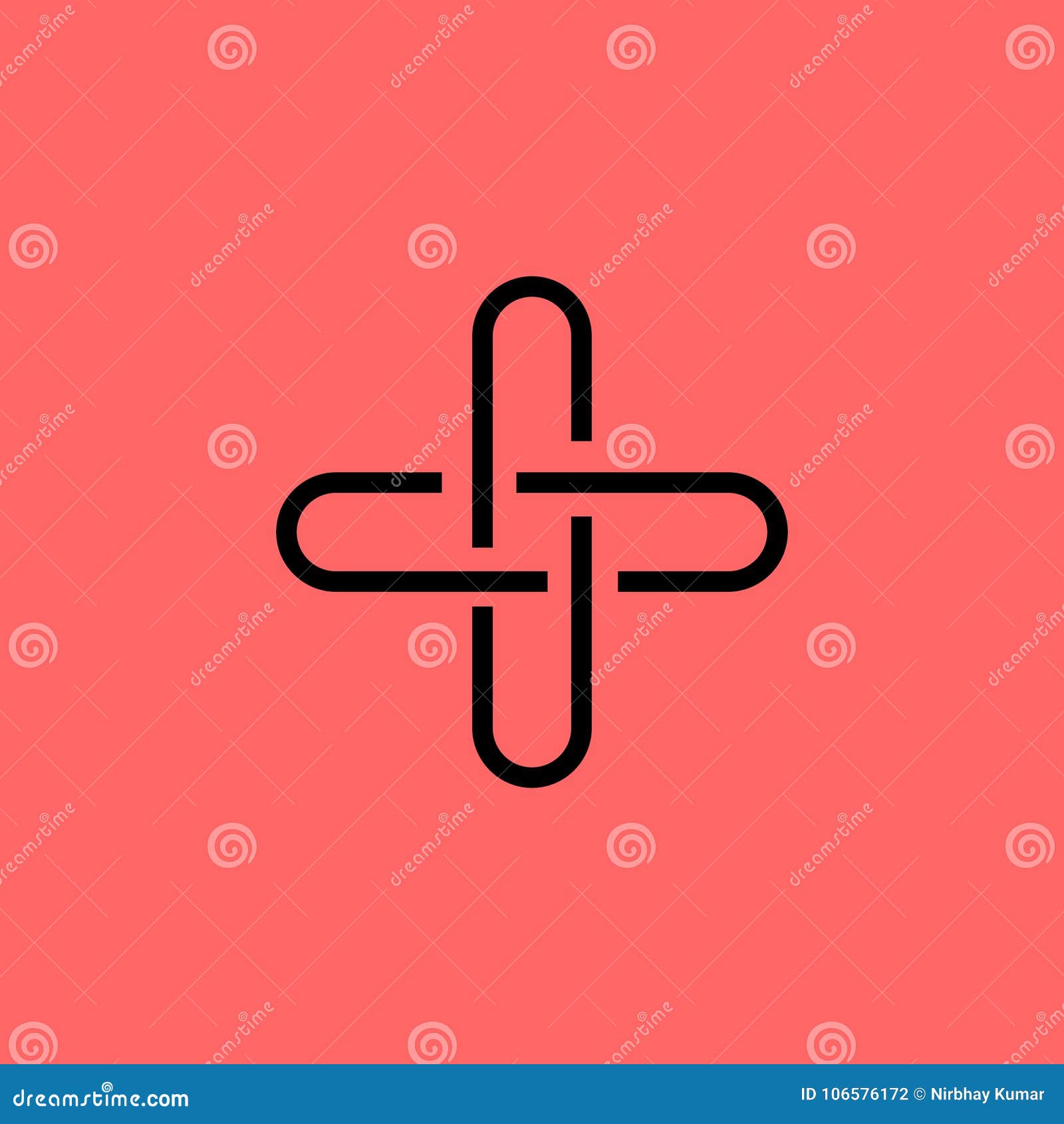 Vector Logo Design for Plus Stock Vector - Illustration of creation ...