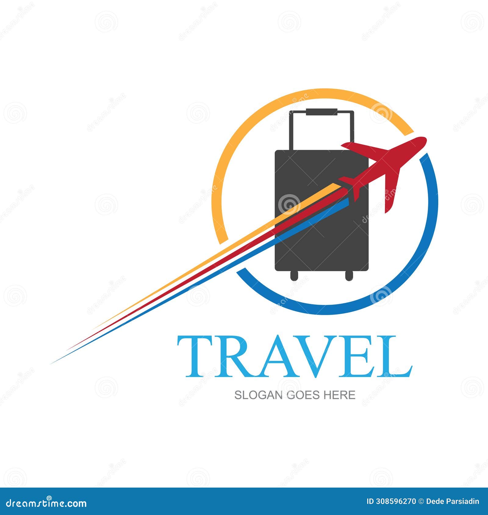 Vector Logo Design Template for Airline, Airline Ticket, Travel Agency ...