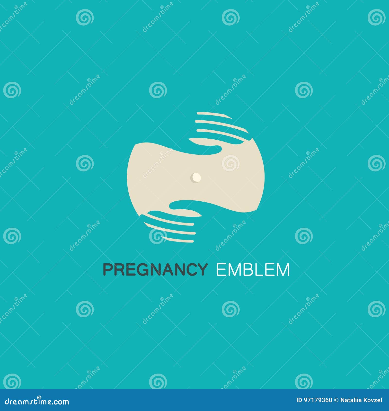 Hands Embracing Red Heart. Negative Space Sign Logo Art Vector ... Hands Embracing Red Heart. Negative Space Sign Logo Art Vector ...
