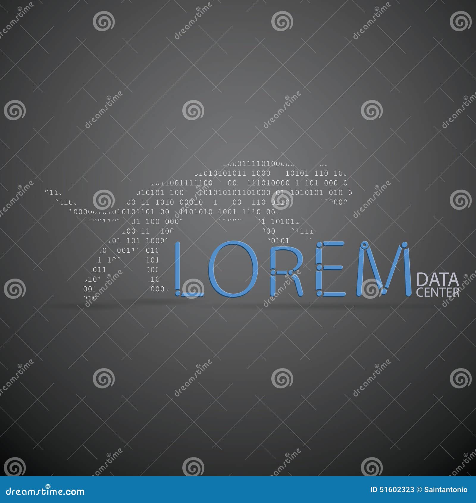 Vector Logo Design Template Mock Up. Data Center or it Company Abstract ...