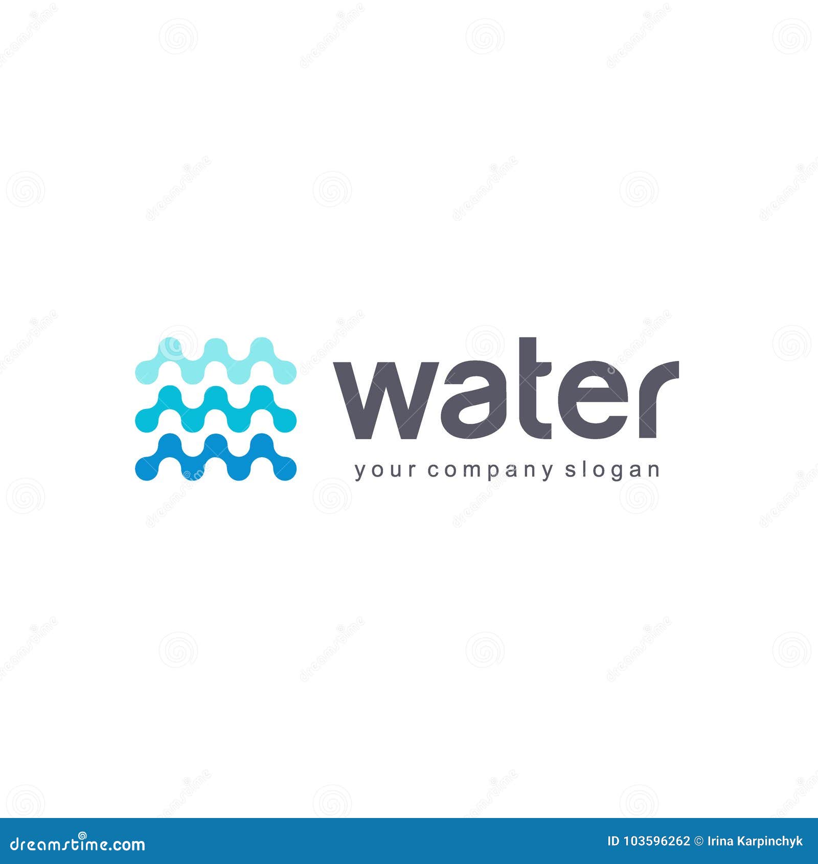 Vector Logo Design for Water. Vector Template Stock Vector ...