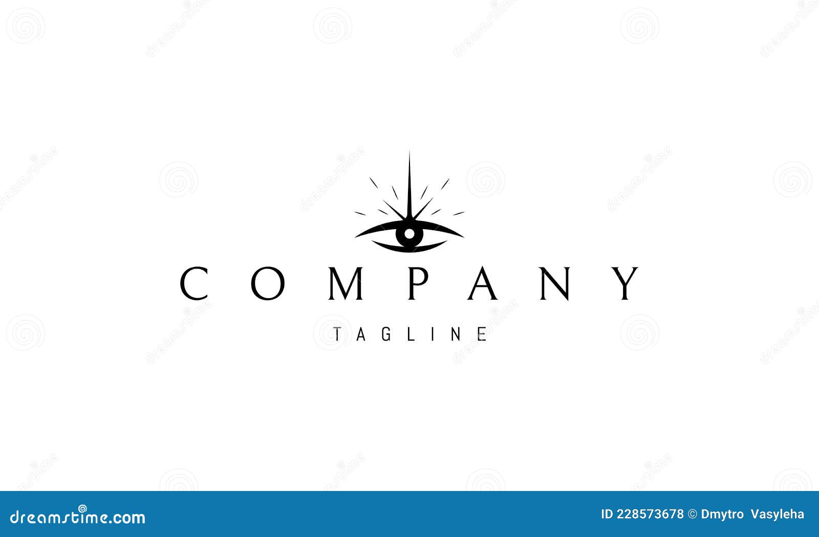 Vector Logo on Which an Abstract Image of the Cosmic All Seeing Eye ...