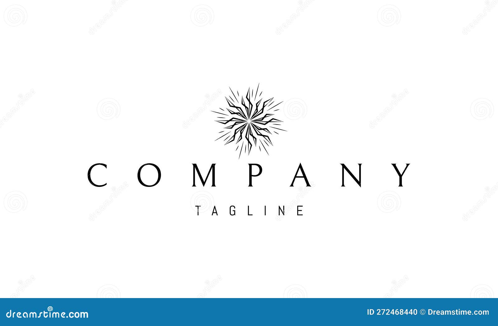 Vector Logo on Which an Abstract Image of a Linear Pattern in the Form ...