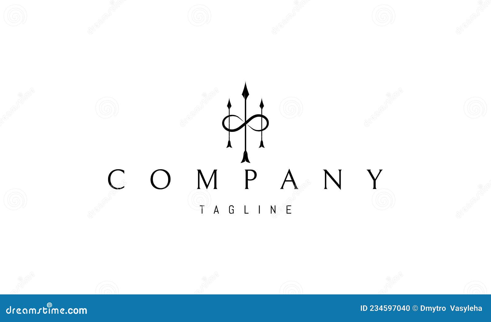 Vector Logo on Which an Abstract Image of Three Arrows and the Sign of ...