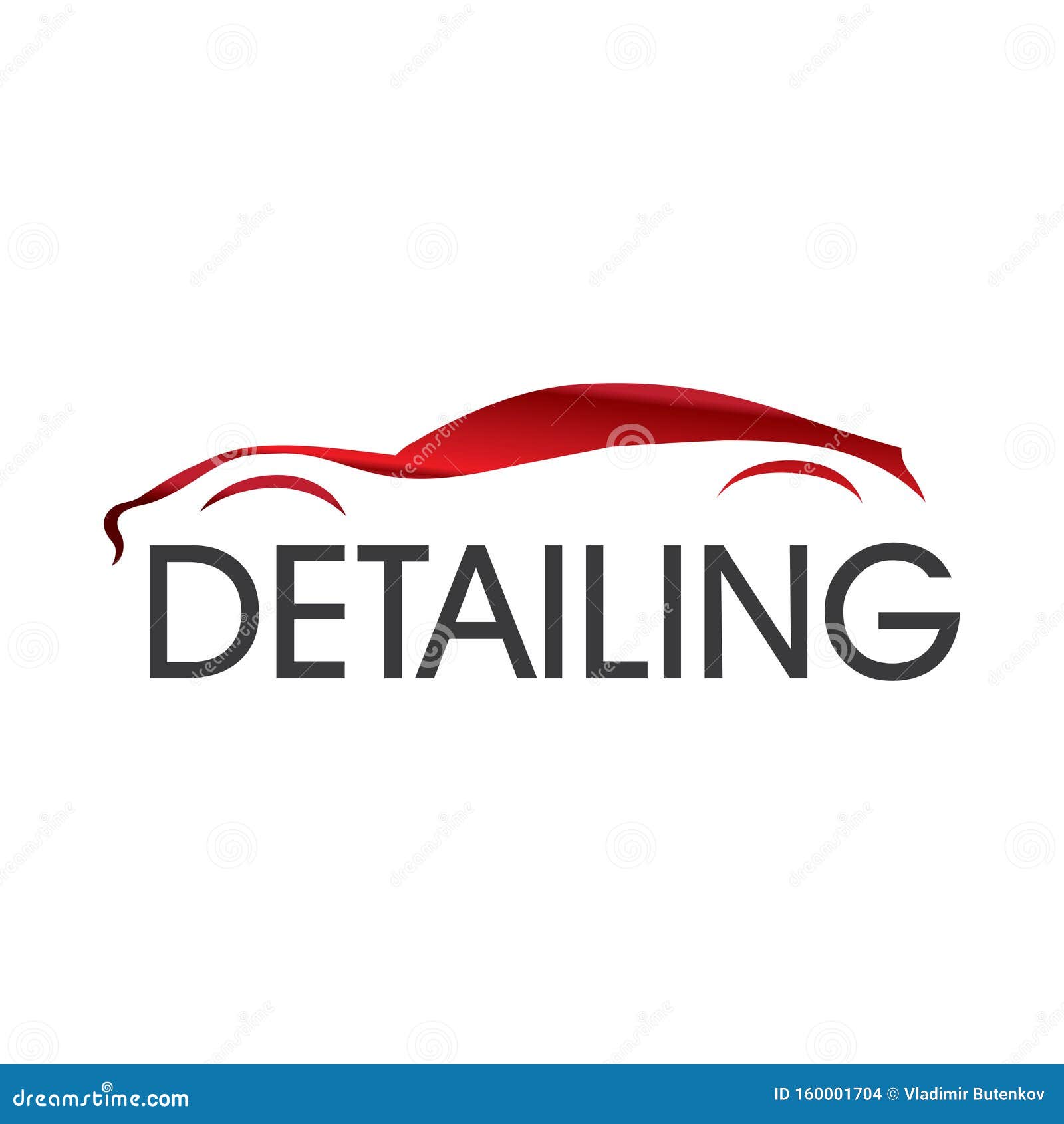 Vector Logo For Detailing Car And Tuning Stock Illustration
