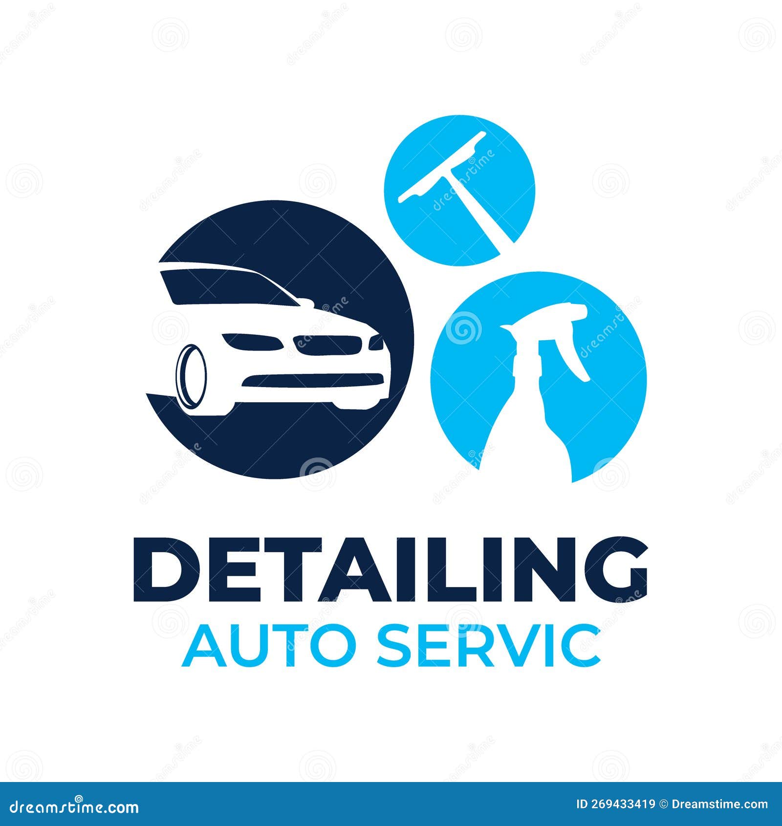 Vector Logo for Detailing Car and Tuning Stock Vector - Illustration of ...