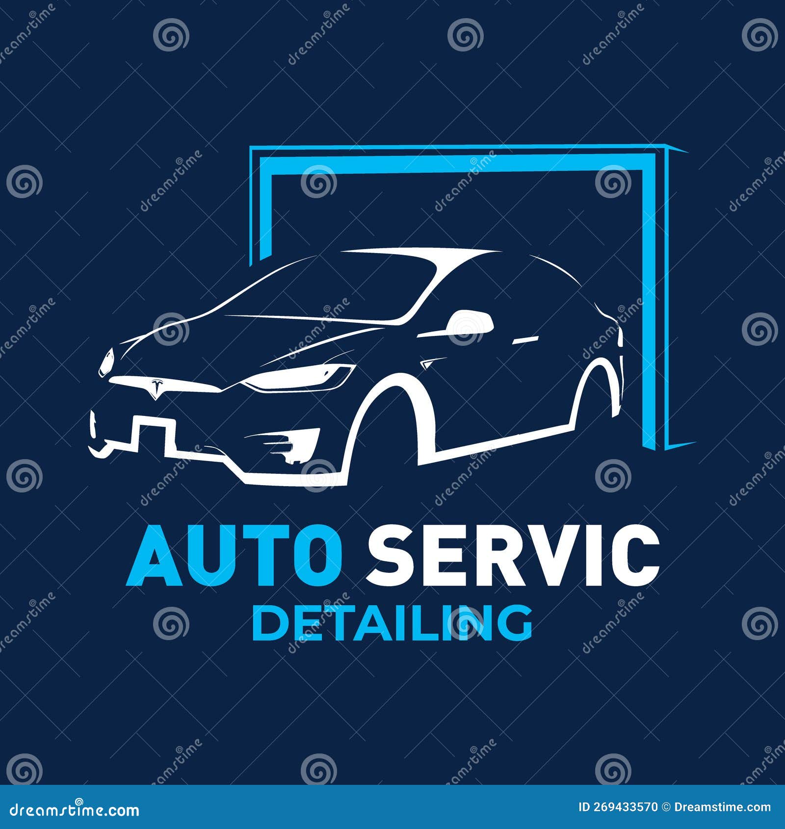 Vector Logo for Detailing Car and Tuning Stock Illustration ...