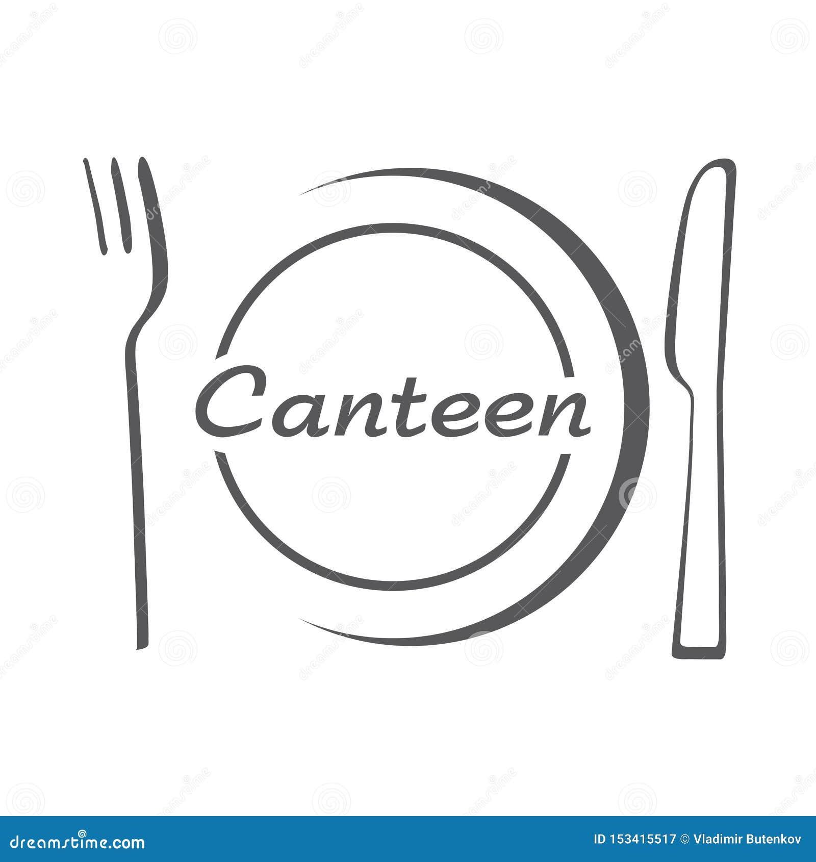 Vector Logo for Dining Room, Cafe and Restaurant Stock Illustration ...