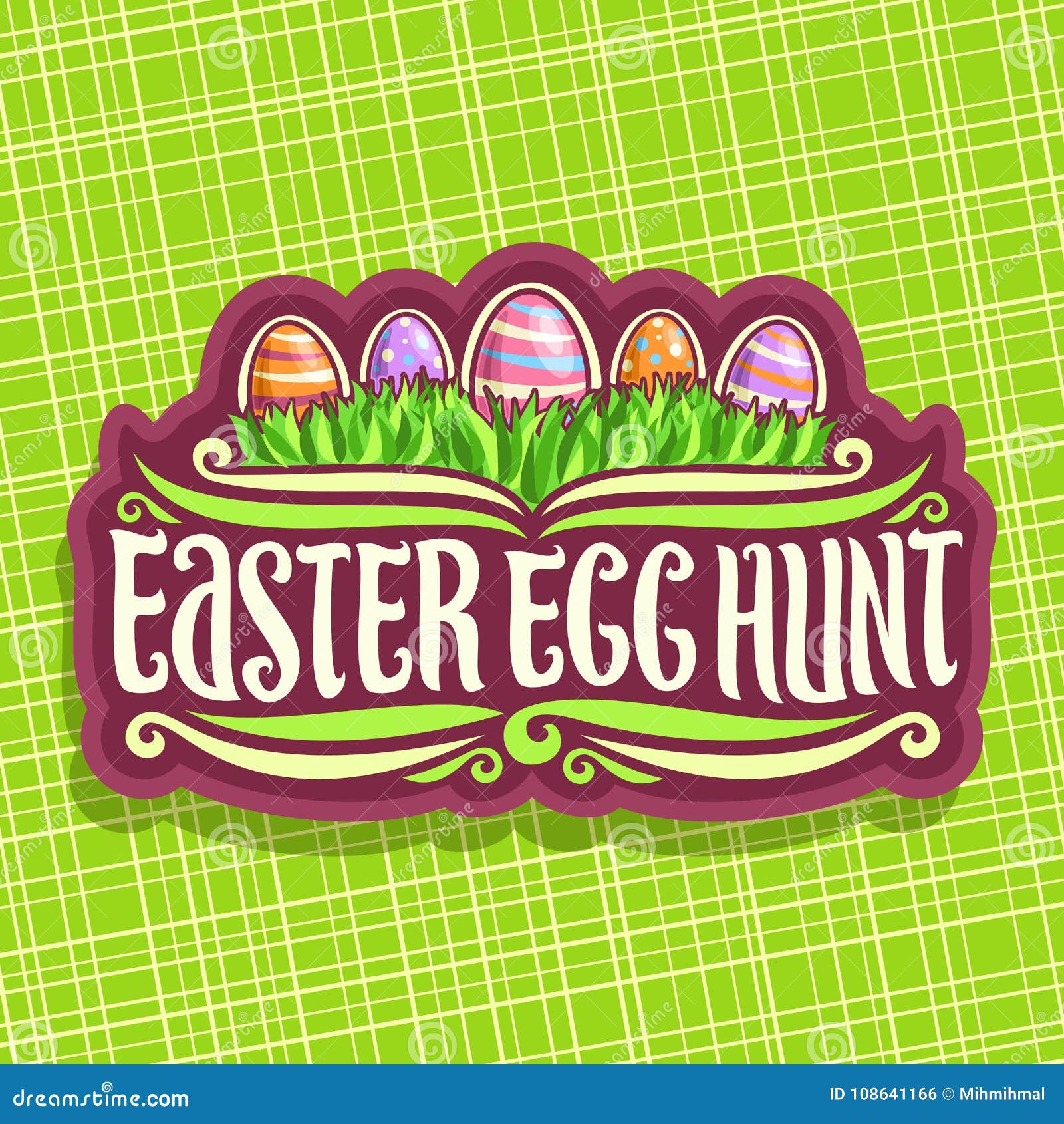 Vector Logo for Easter Holiday Stock Vector - Illustration of festival ...