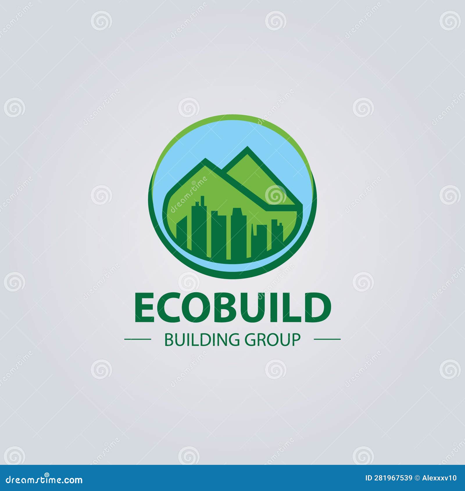 Vector Logo for an Eco-friendly Building Company Stock Vector ...