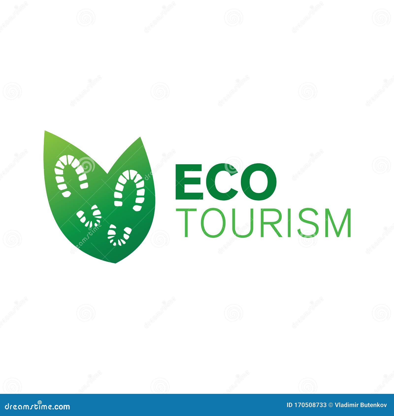 Vector Logo of Eco-travel, Tourism and Camping Stock Illustration ...