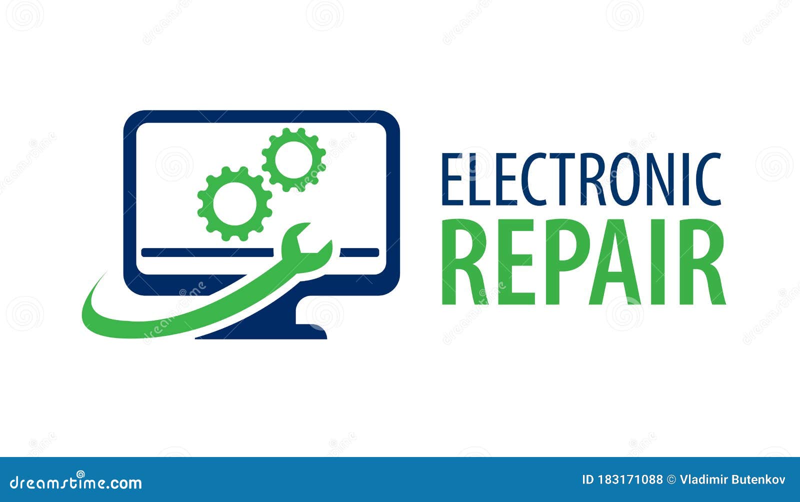 Vector Logo of the Electronics Repair Service Stock Illustration ...