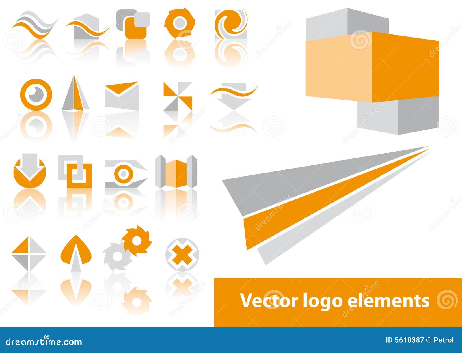 Vector logo elements stock vector. Illustration of business - 5610387