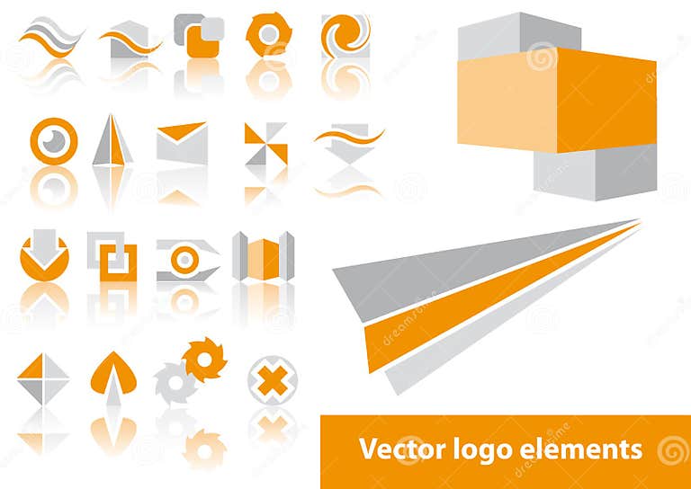 Vector logo elements stock vector. Illustration of business - 5610387