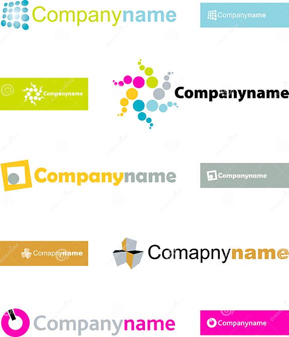 Vector logo elements stock vector. Illustration of design - 8122097