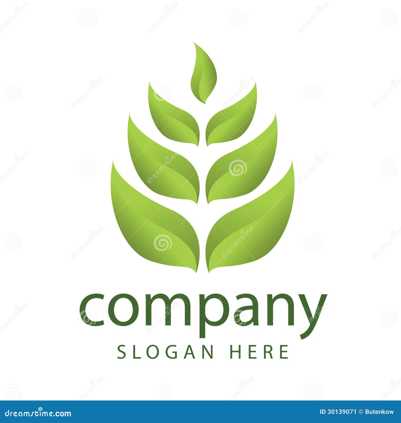 Logo Forest Vegetation Management Stock Vector - Illustration of leaf ...