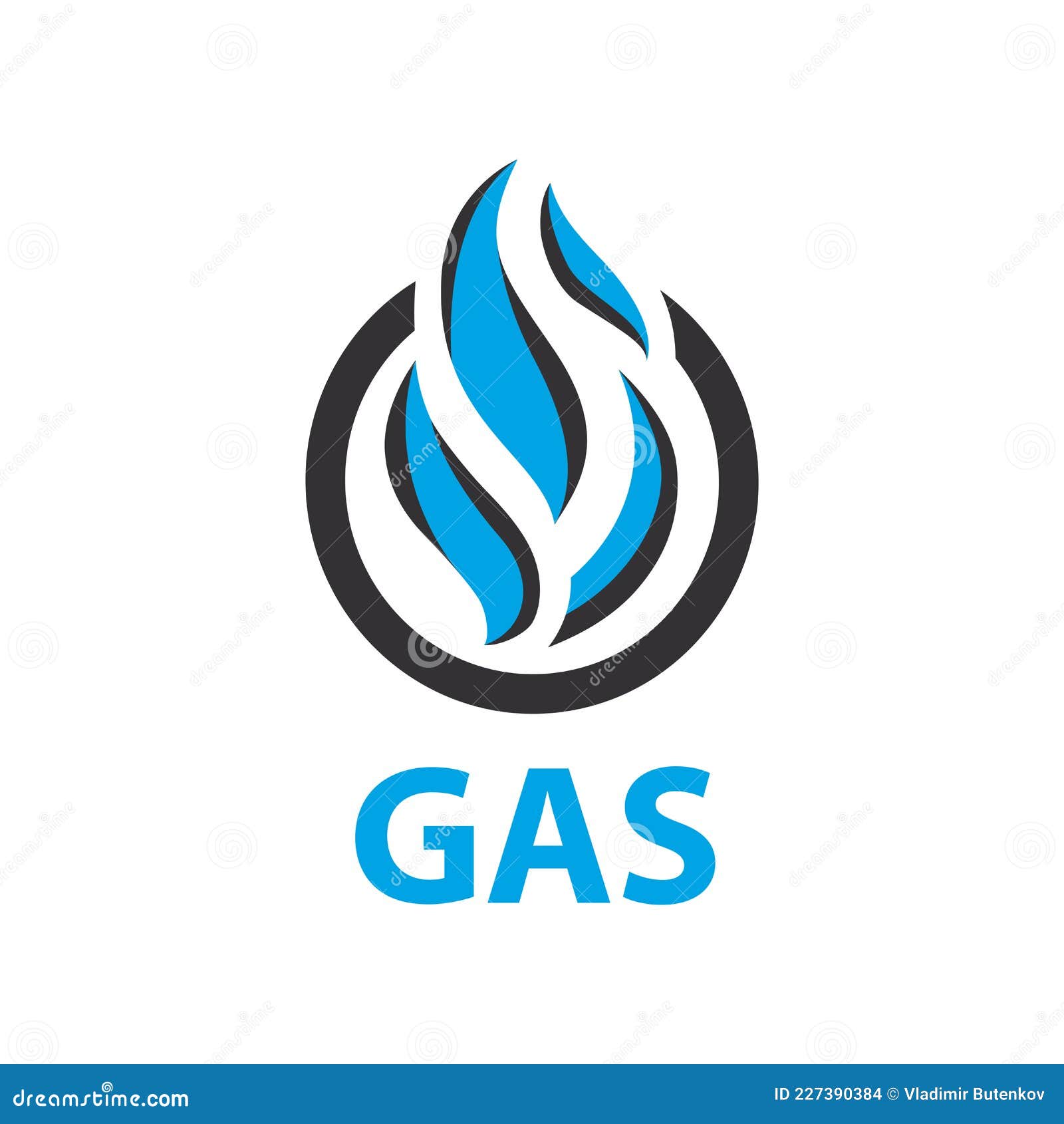 Vector Logo of the Gas Station and Equipment Stock Vector ...