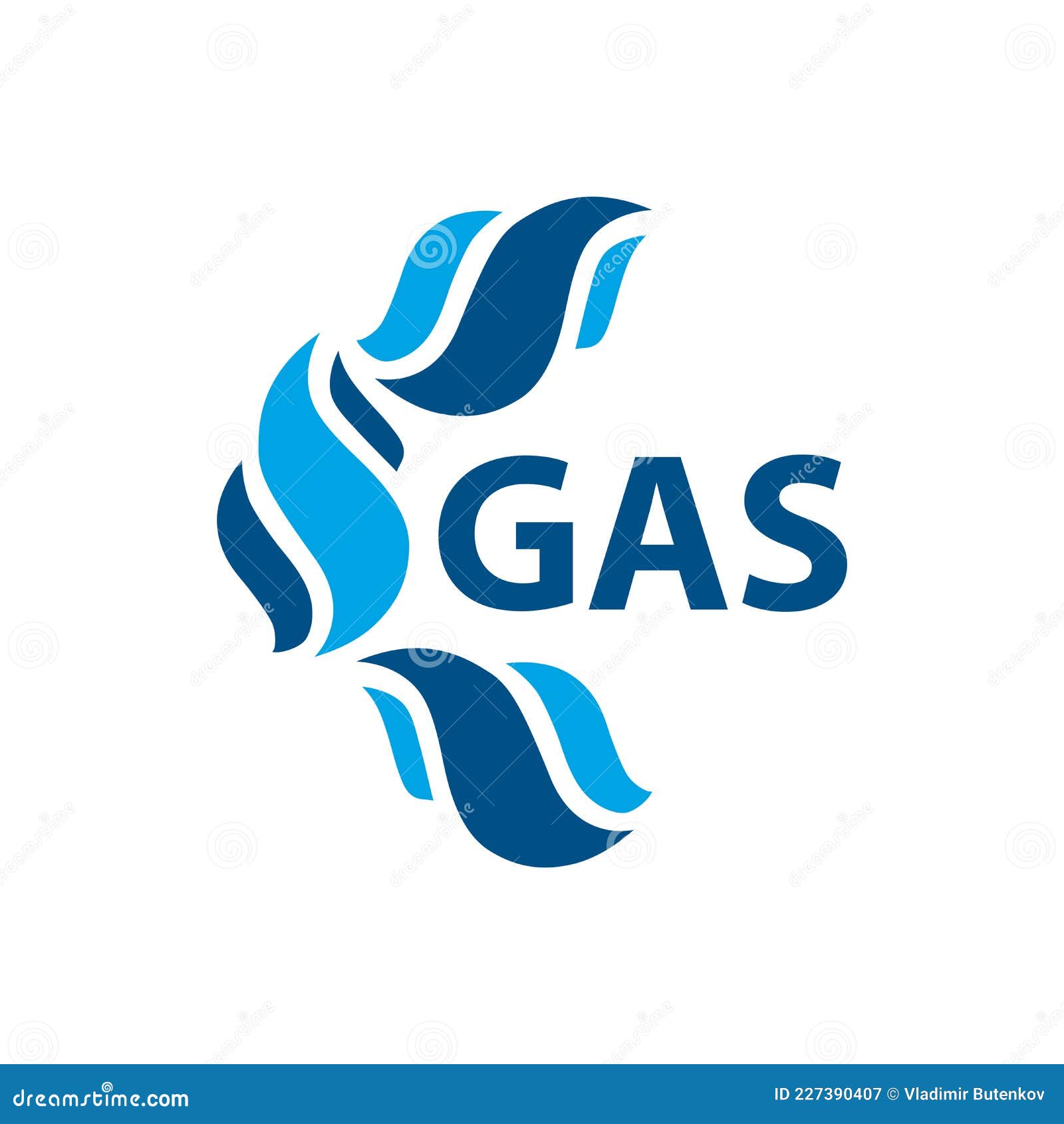 Vector Logo of the Gas Station and Equipment Stock Vector ...