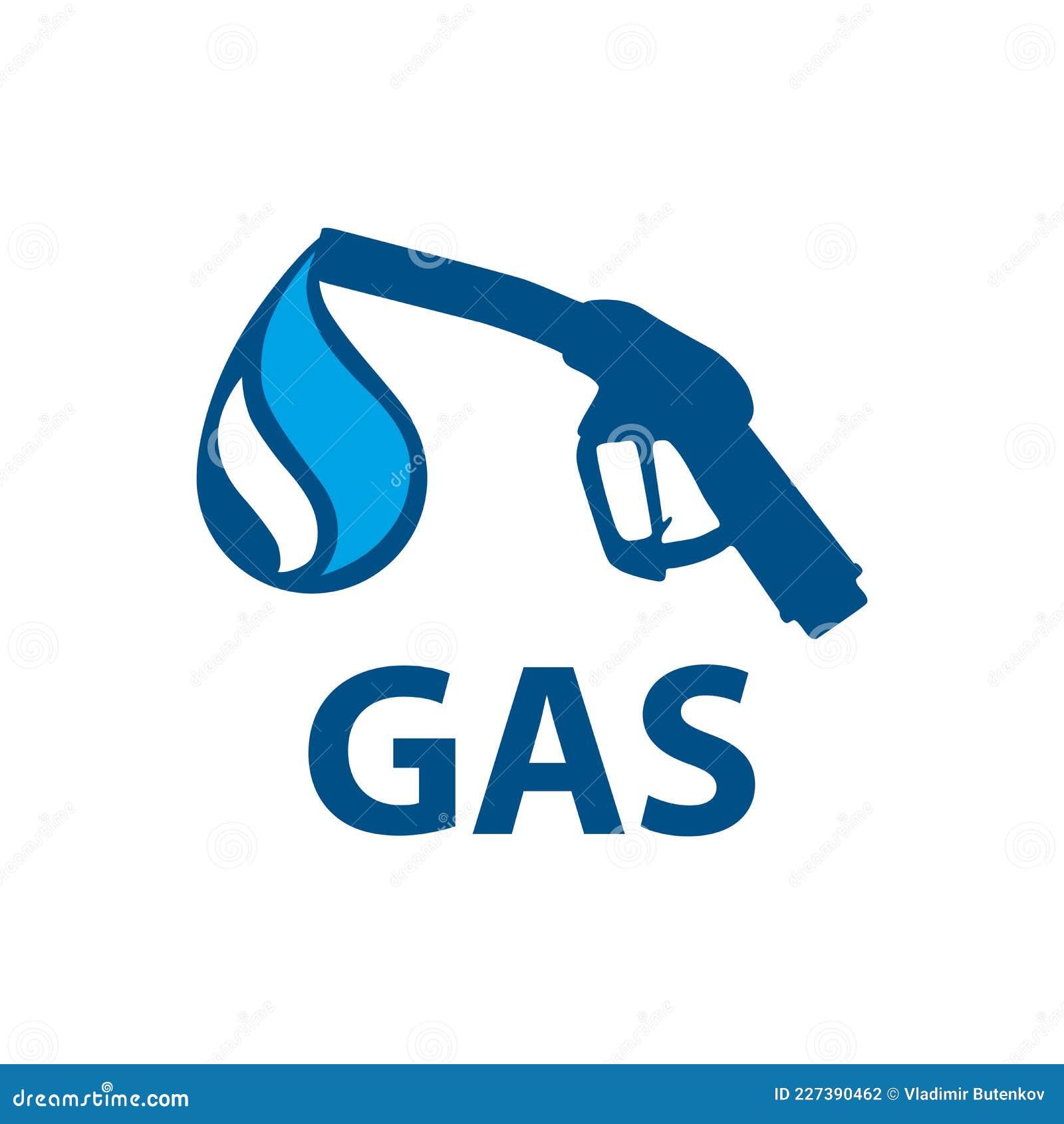 Vector Logo of the Gas Station and Equipment Stock Vector ...