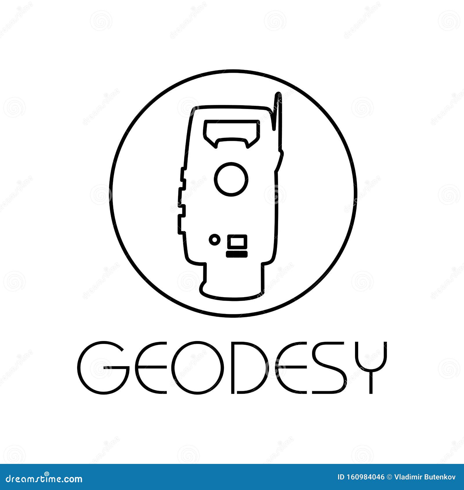 Vector Logo of Geodesy, Design and Topography Stock Illustration ...