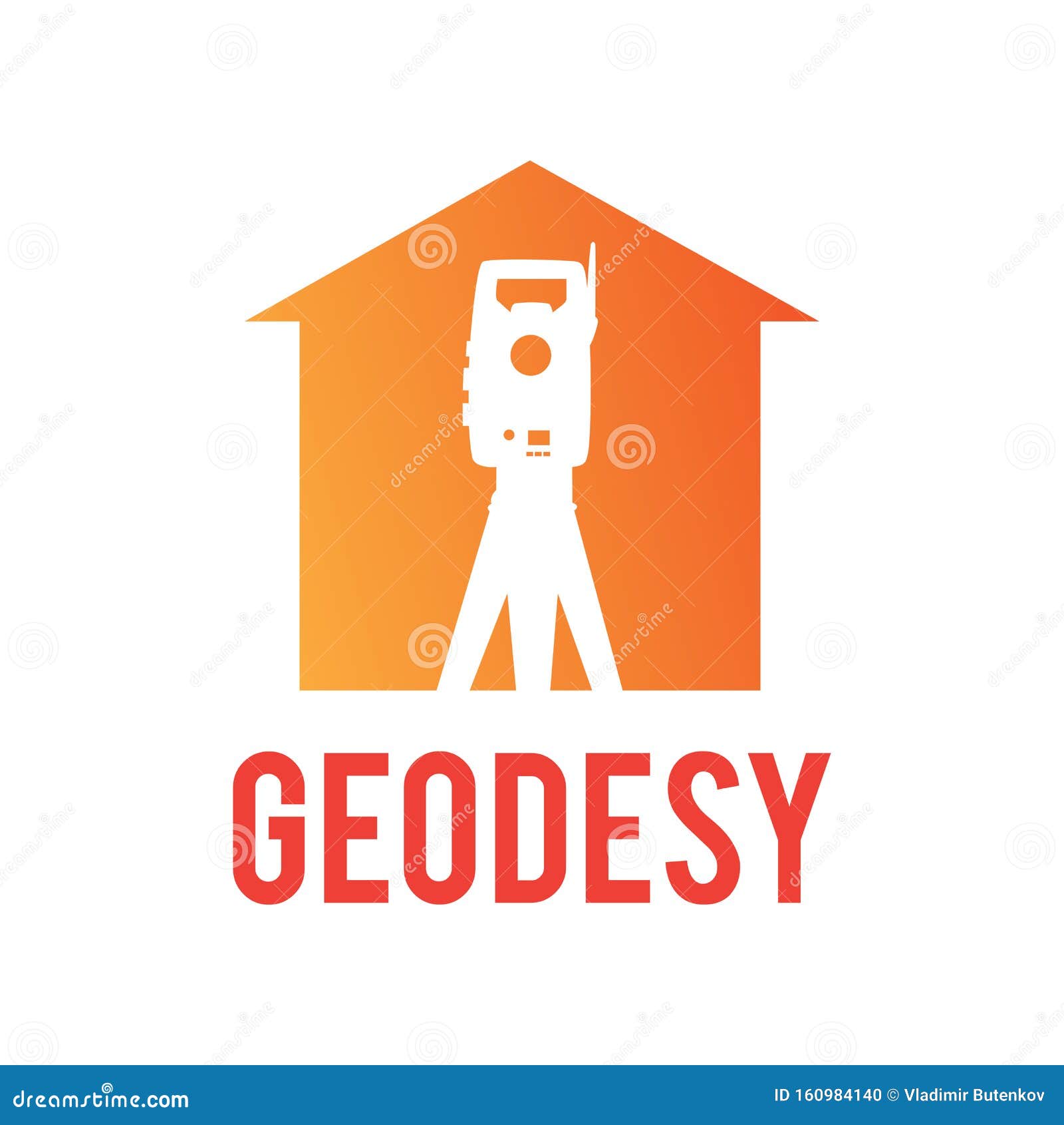 Vector Logo of Geodesy, Design and Topography Stock Illustration ...