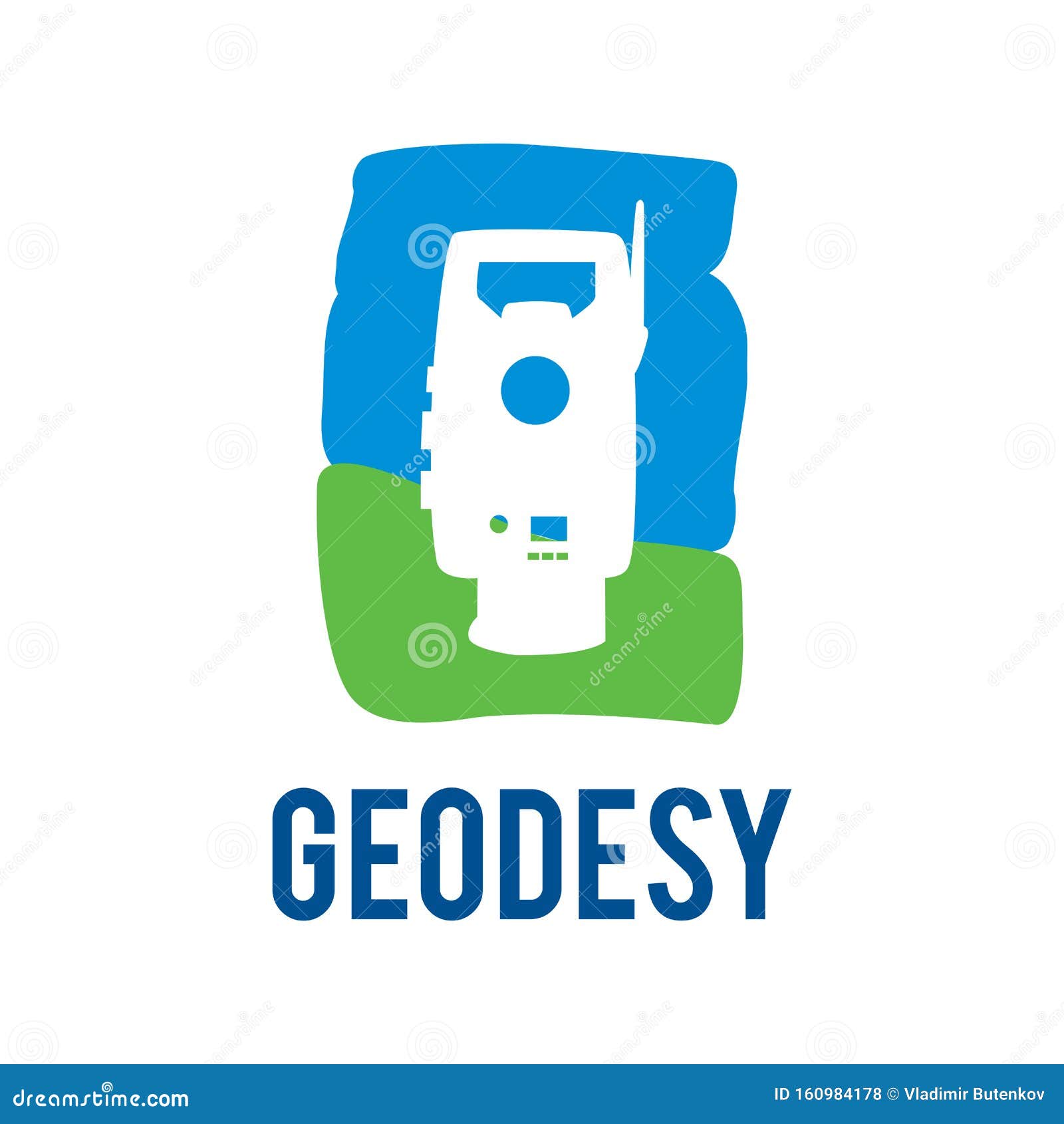 Vector Logo of Geodesy, Design and Topography Stock Illustration ...