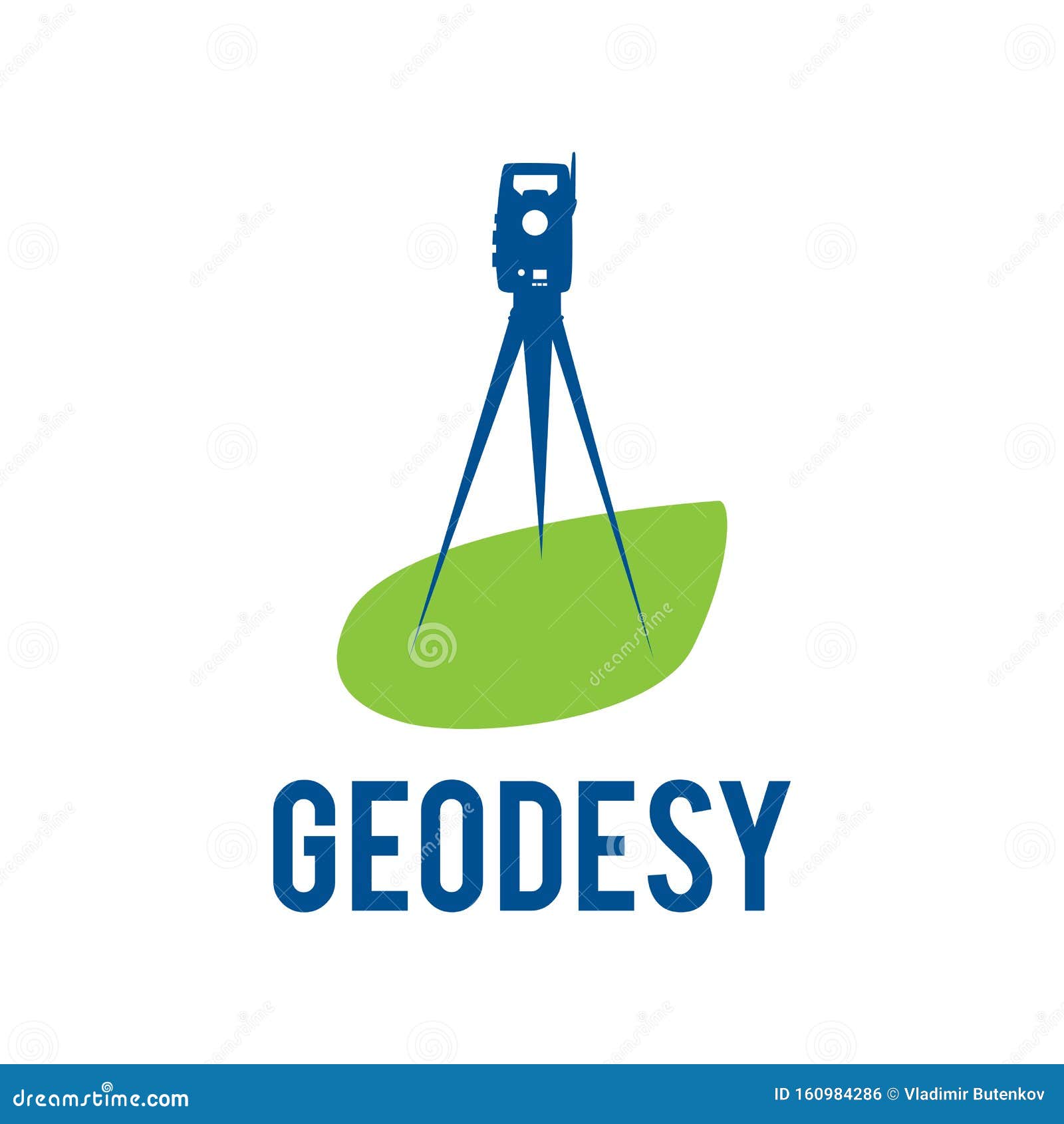 Vector Logo of Geodesy, Design and Topography Stock Illustration ...