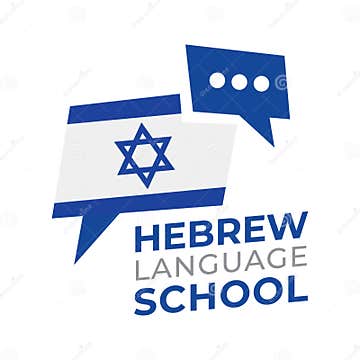 Vector Logo of the Hebrew Language School Stock Vector - Illustration ...