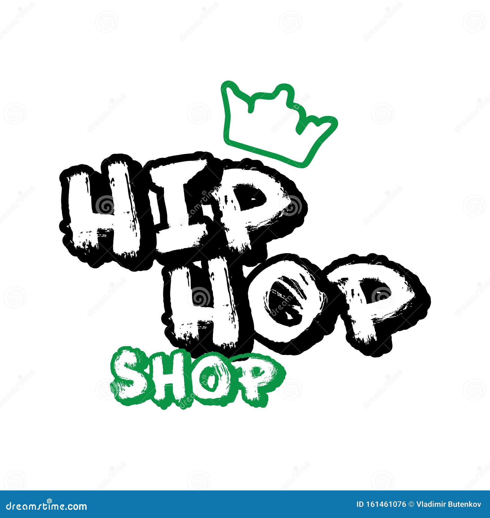 Vector Logo for Hip Hop Clothing Store, Things Stock Illustration ...