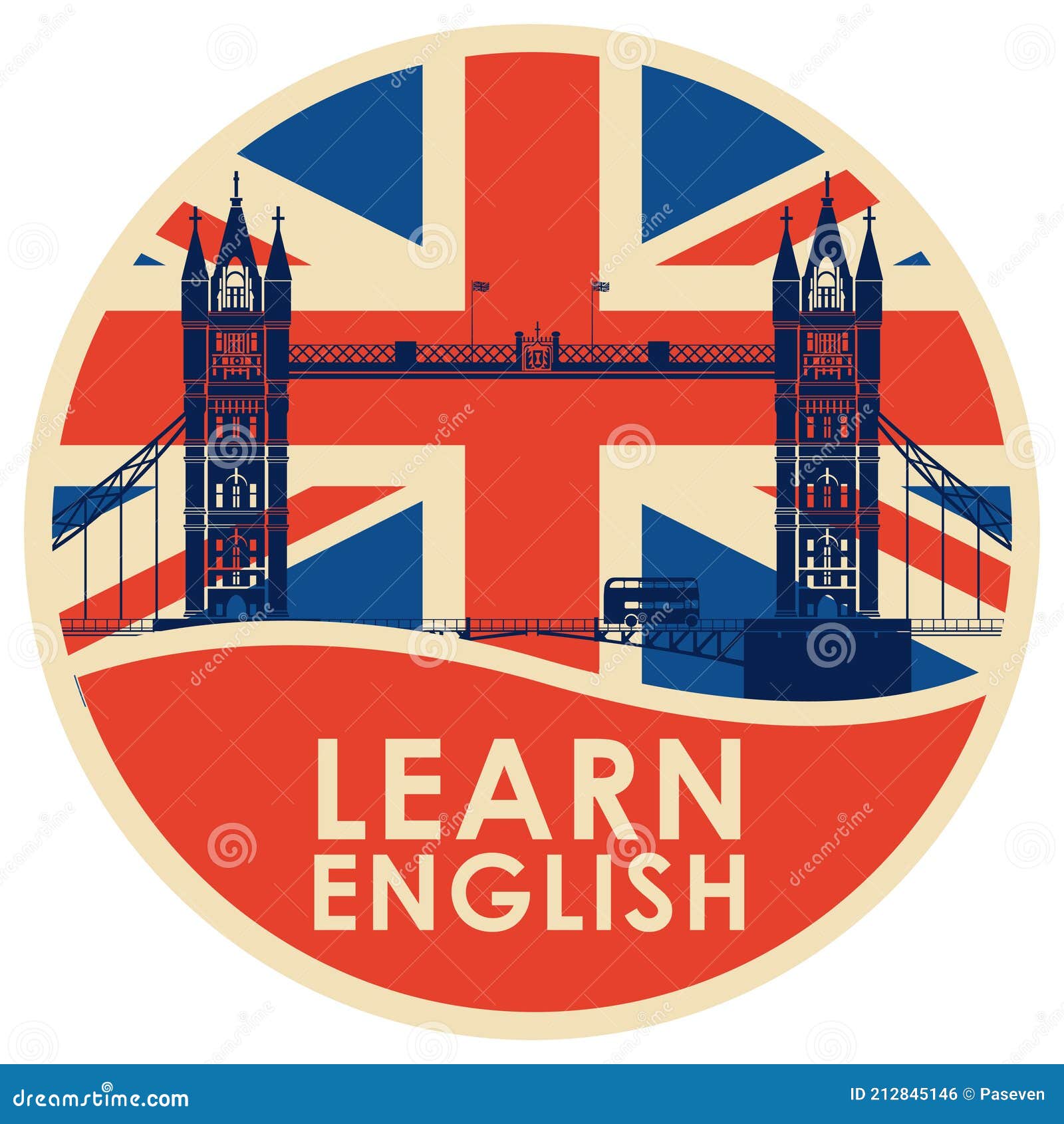 Vector Logo or Icon with Big Ben for Learn English Stock Vector ...