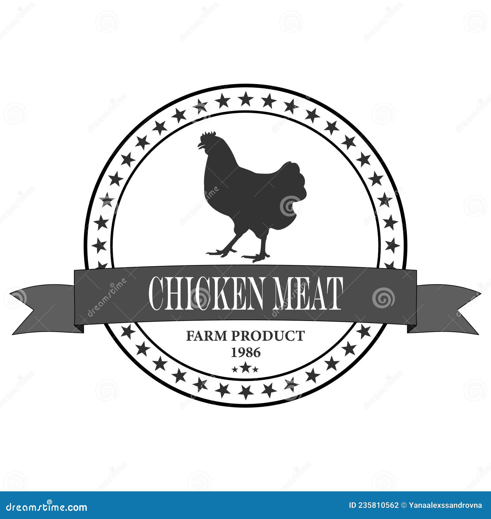 Vector Logo, Icon for Poultry Farm. Chicken Farm Symbol. Vector ...