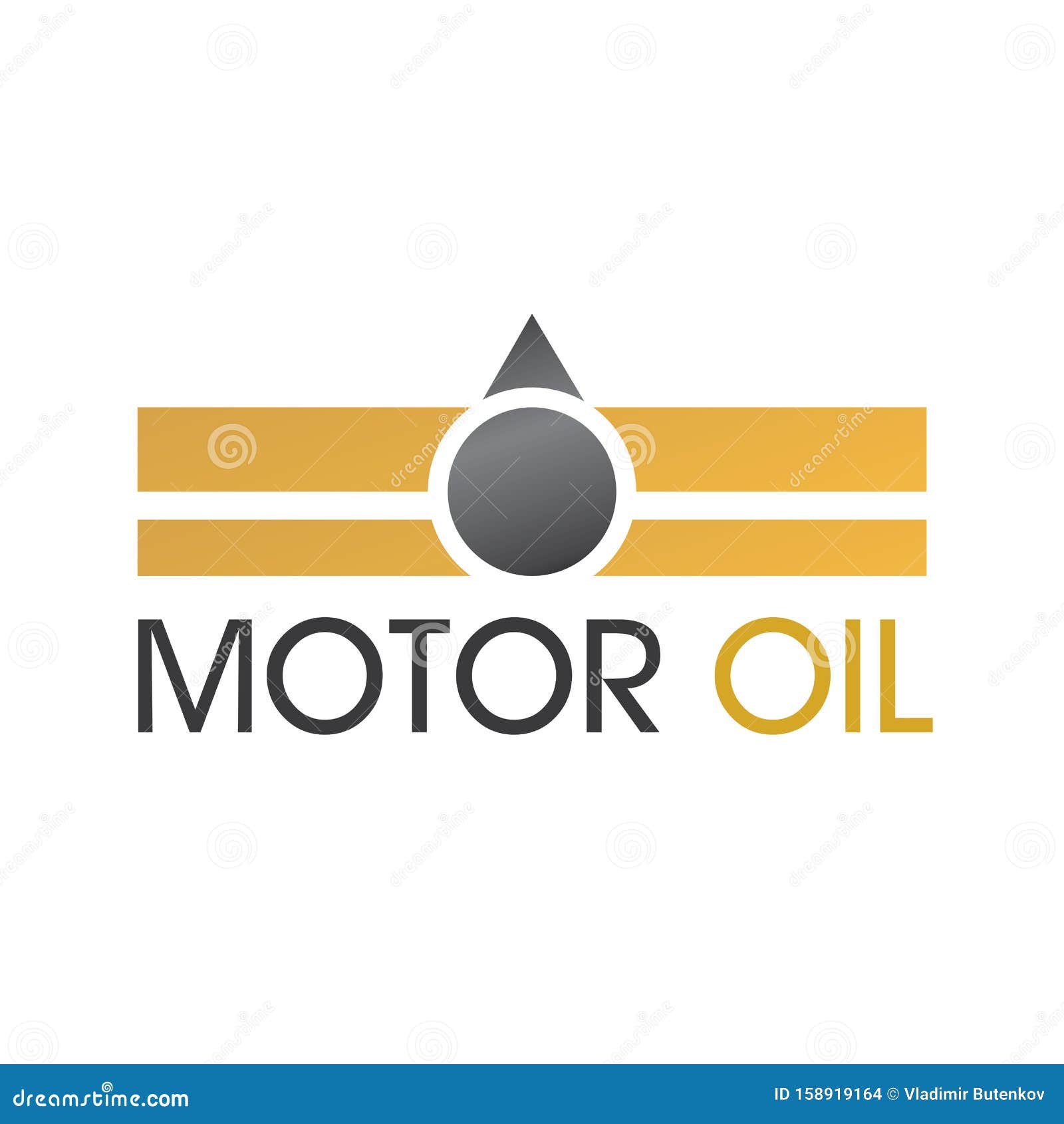Vector Logo, Illustration of Engine Oil and Fuel Stock Illustration ...