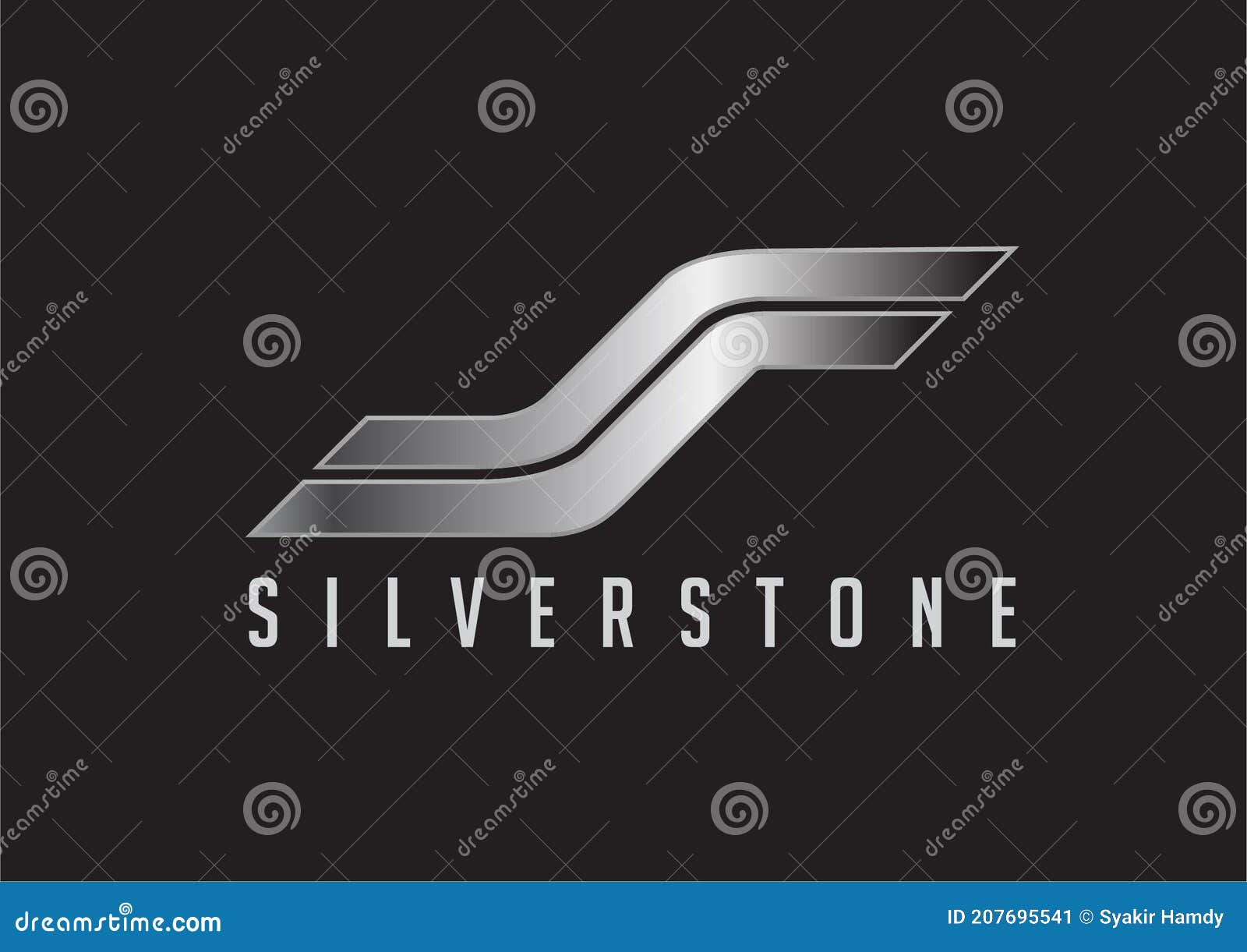 Silverstone Circuit, England. Motorsport Race Track Vector Map ...